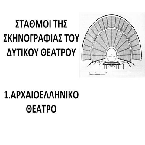 Αρχαίοελληνικό & Ρωμαικό θέατρο | PPT