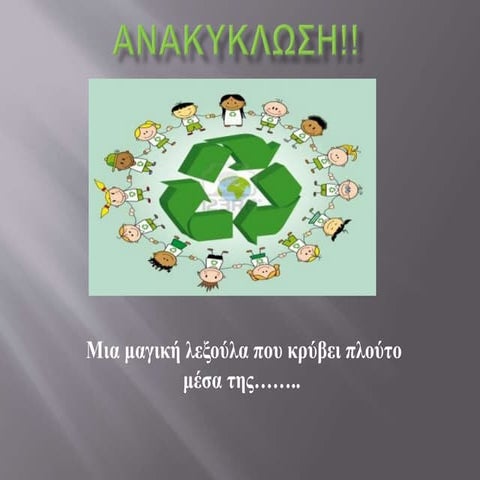 ανακυκλωση!! | PPTX