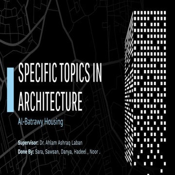 Special Topics in Architecture | PPT