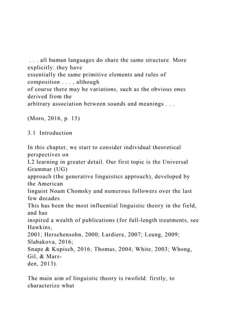 The universal hypothesis | PPTX