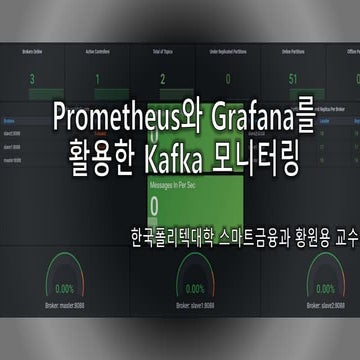 Kafka Monitoring Using Prometheus And Grafana Ppt