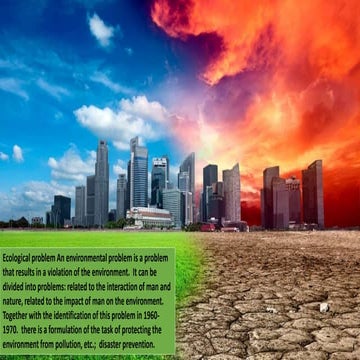 Global problems of humanity, presentation | PPTX