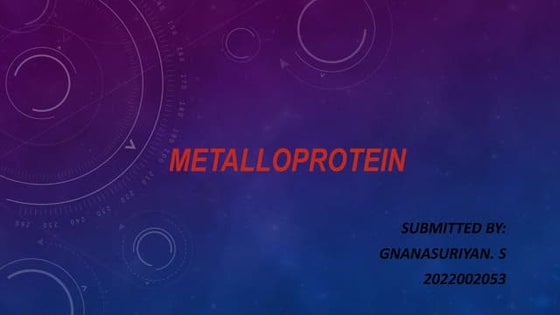 Cytochrome | PPTX | Chemistry | Science
