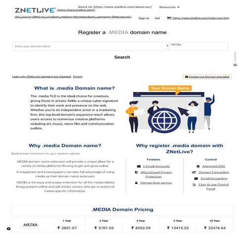 Make a Memorable and Professional Website with .Media Domain | PDF