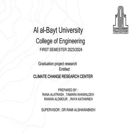 Graduation project research | PPTX