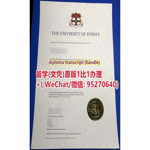 USYD毕业证，办理悉尼大学毕业证学位证书电子版 | PPTX