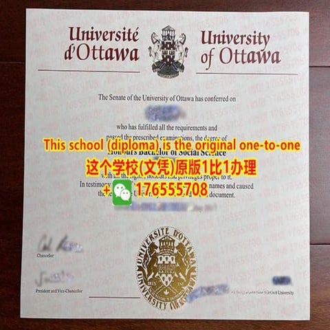 University of Ottawa degree offer diploma Transcript | PPT