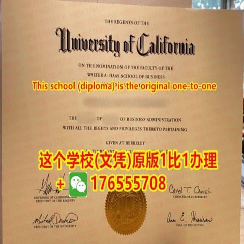 University of California, Berkeley degree offer diploma Transcript | PPTX