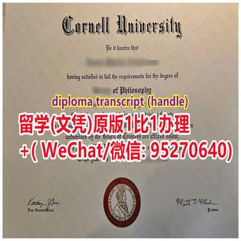 Cornell University degree offer diploma Transcript | PPT