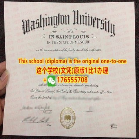 Washington University in St. Louis degree offer diploma Transcript | PPTX