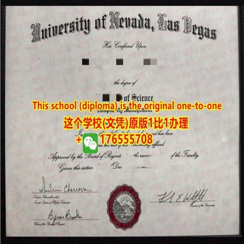 University of Nevada, Las Vegas degree offer diploma Transcript | PPT
