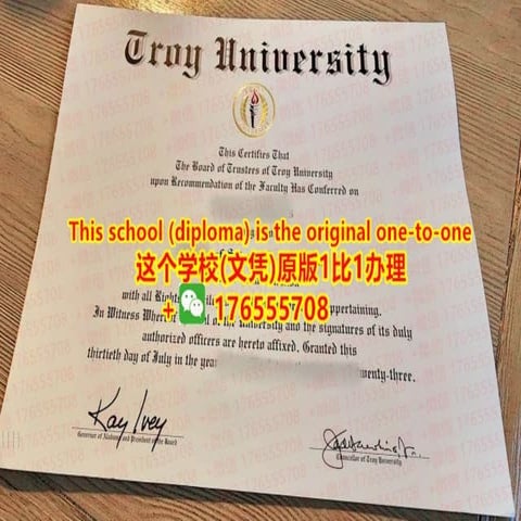 Troy University degree offer diploma Transcript | PPT