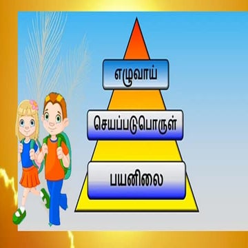 எழுவாய், பயனிலை, செயப்படுபொருள் Tamil class 4.pdf