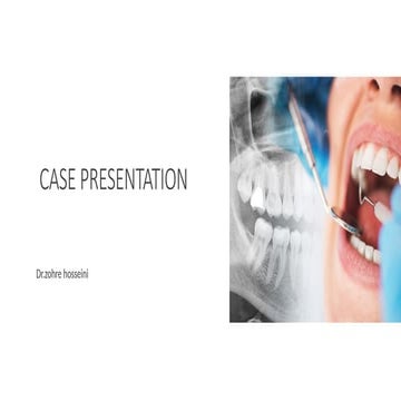 Cgcg radiology case report presentation. | PPTX