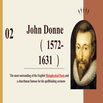 John Donne: Life, Literary Contributions, and Metaphysical Poetry ...