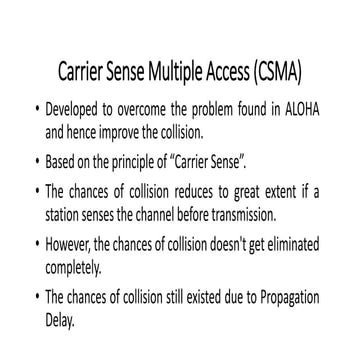 Random Access Protocols Topicc In Tcpippptx Operating Systems Computer Software And