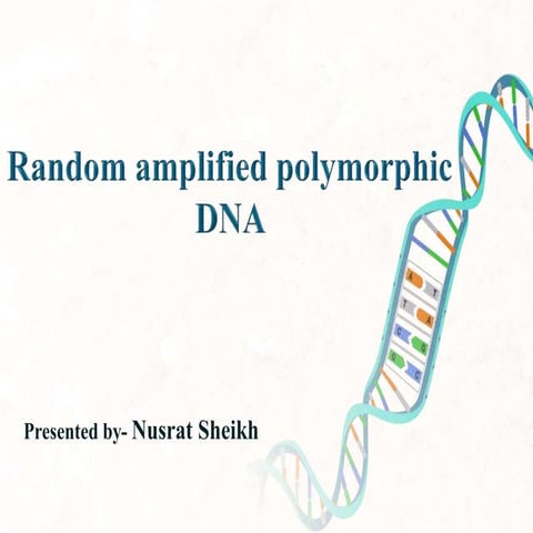 Random amplified polymorphic DNA-RAPD.pptx