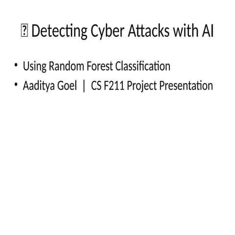 Randomforest Ai Presentation And Random Forest Pptx