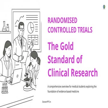 RANDOMISED CONTROLLED TRIALS (for Medical students) | PPTX