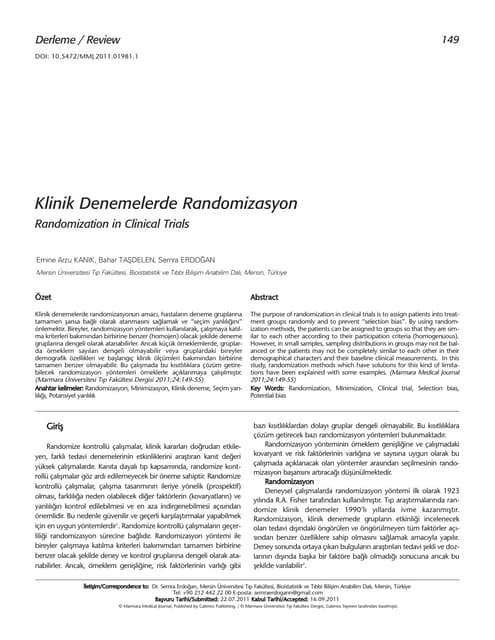 Randomization In Clinical Trials Pdf