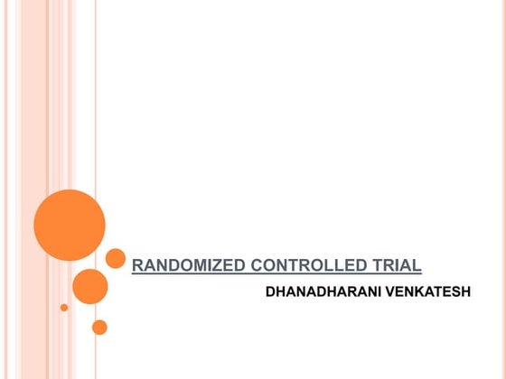 Randomization in Clinical Trials.pptx | Physical Therapy | Wellness