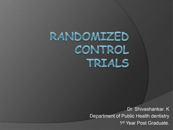 Type Of Randomization Ppt