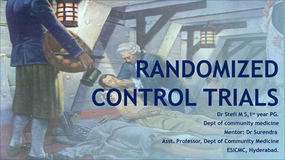 Non randomized controlled trial | PPTX | Medical Health