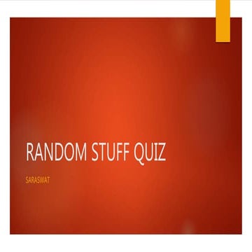 Random Quiz Dos | PPT