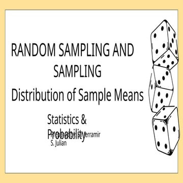 Random Sampling ( Sampling and Techniques) | PPT