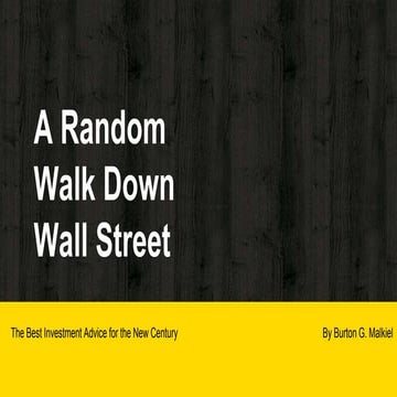 A Random Walk Down Wall Street | PPTX