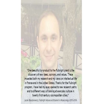 Fulbright Advanced Student Program | PPT