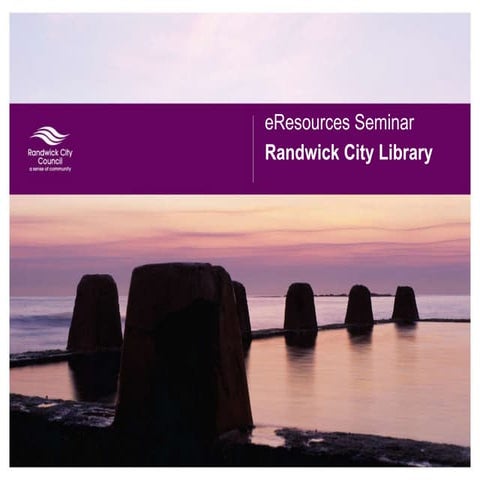 Randwick Library and Federated Search | PPT