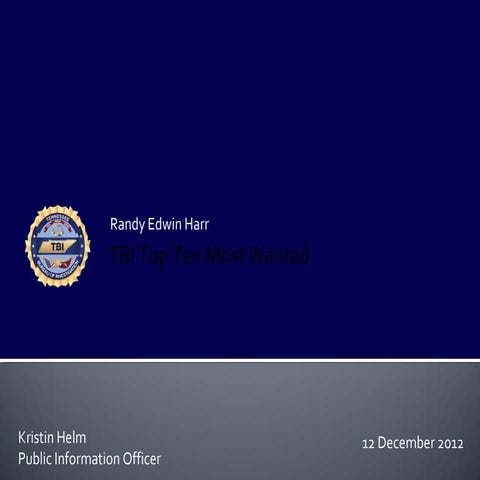 Randy Edwin Harr | PPT