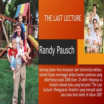 Randy pausch | PPTX