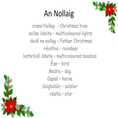 Rang 5 An Nollaig | PPTX