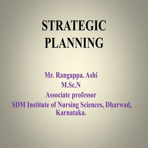 Dr.Rangappa. S. Ashi | PPTX