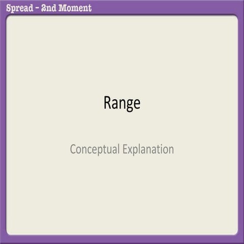 Range select - run - interpret | PPT