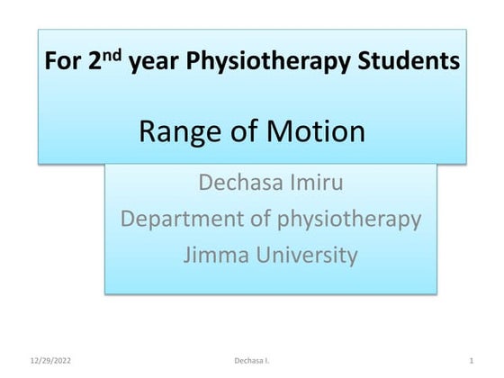 End Feel -joint end feel - Normal and Abnormal end feel | PDF