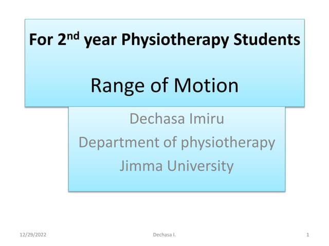 End Feel -joint end feel - Normal and Abnormal end feel | PDF