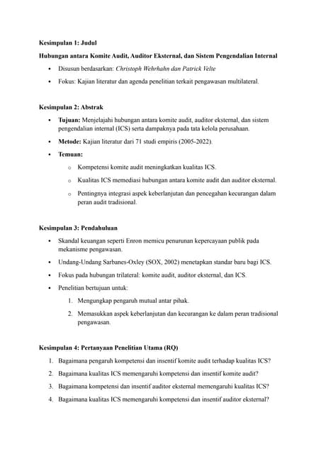 Rangkuman Artikel Penelitian Audit Report Lag dan Biaya Modal Ekuitas.docx