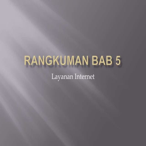 Rangkuman bab 5 | PPT