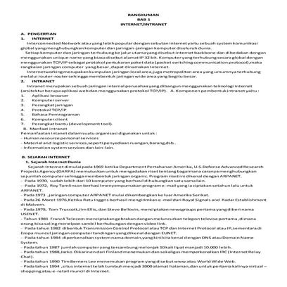 Rangkuman kls 9 TIK | PDF