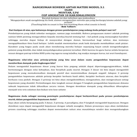RANGKUMAN KONEKSI ANTAR MATERI MODUL 3.docx