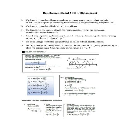 Rangkuman modul 4 kb 1 | DOCX