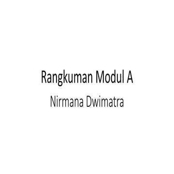 Rangkuman Modul A Profesional Nirmana Dwimatra Pptx