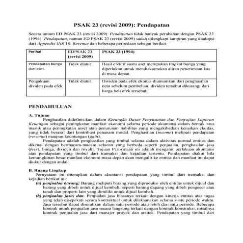 review psak 23 - pendapatan | DOC