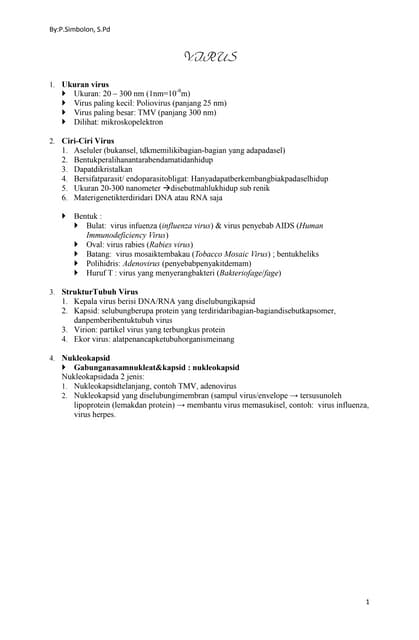 Materi biologi - Virus .ppt presentation | PPT