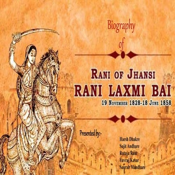 Rani lakshami bai ppt.pptx | Hinduism | Religion & Spirituality