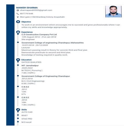 Ranjan resume | DOCX