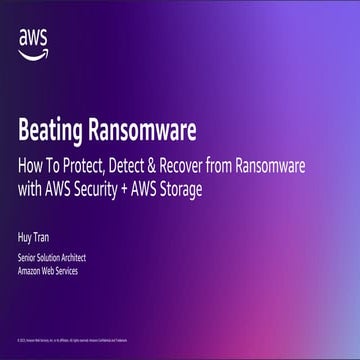 Beating Ransomware How to protect, detect & Recover from Ransomware ...
